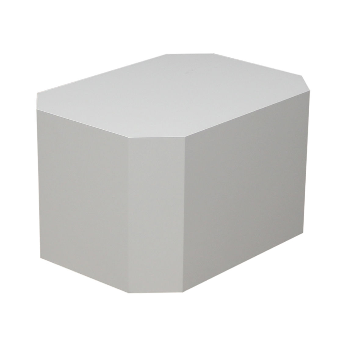 White Polygon Mannequin Risers - Bridal Displays