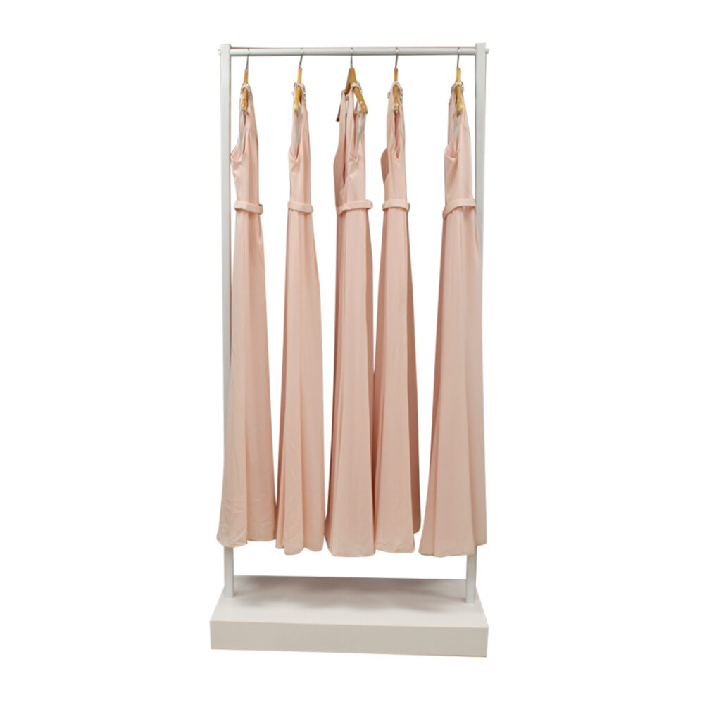Single Platform Free Standing Dress Rack - Bridal Displays