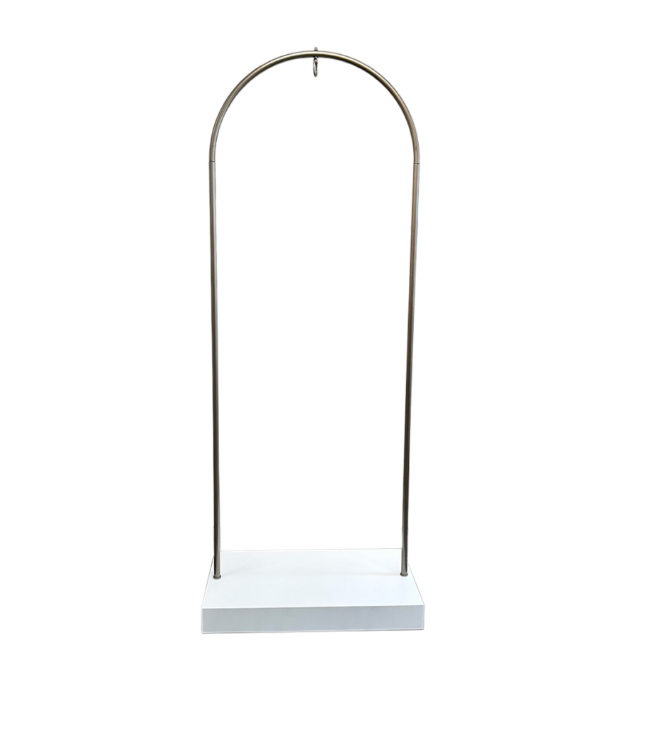 Arched Free Standing Dress Rack - Bridal Displays