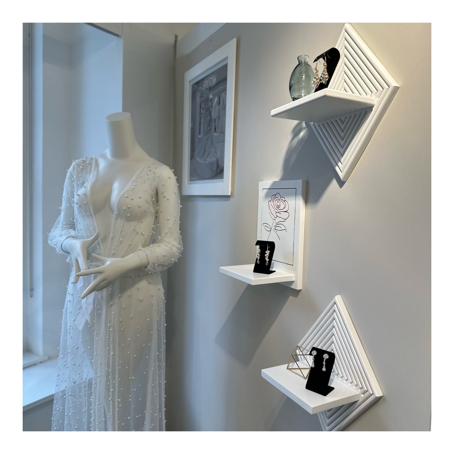 Display Shelves - Bridal Displays